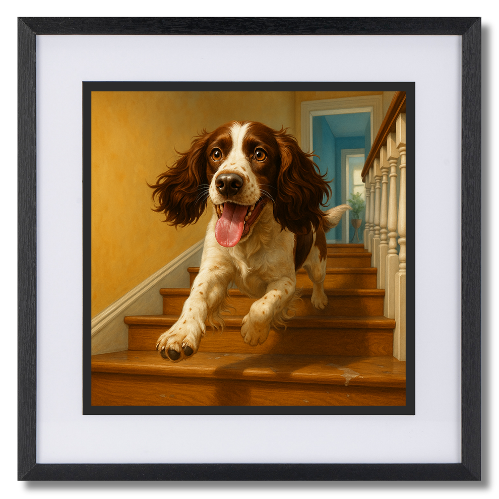 Springer Spaniel Dog Wall Art - Step by Step – Wall Art Central